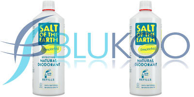 Salt of the Earth Crystal Spring Deodorant Spray Refill - 1000ml (Pack ...