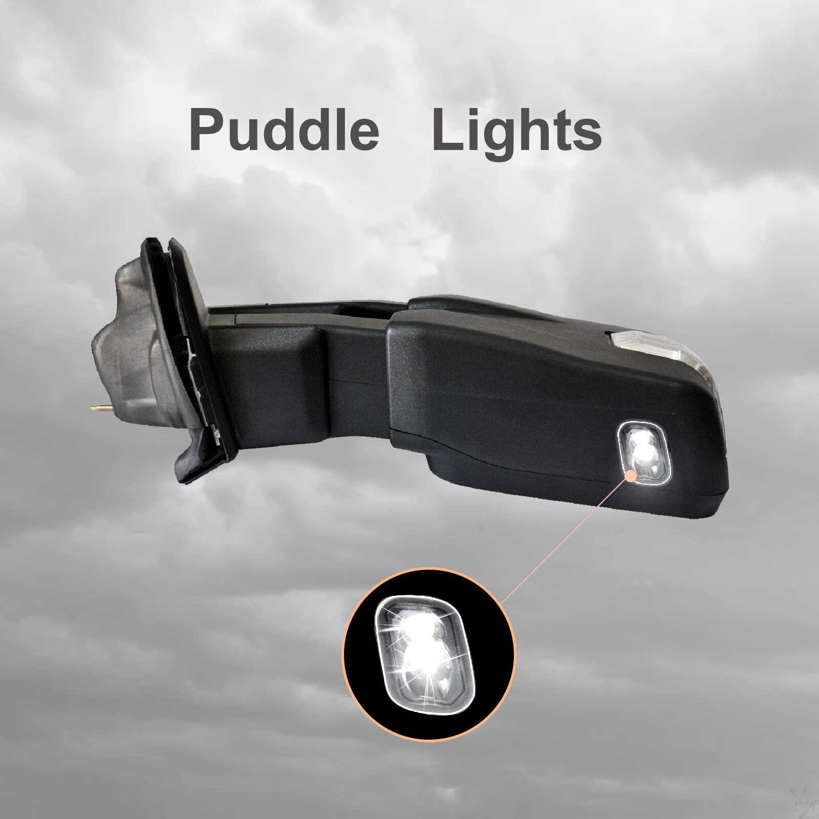 Tow Mirrors For 2015-2020 Ford F-150 Power Heated Temp Sensor Passenger ...