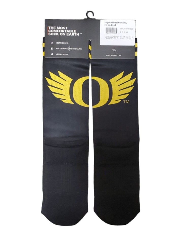 Oregon Ducks Dress Socks University Strideline Lincensed Wear | eBay