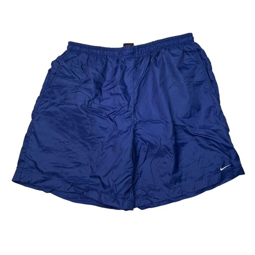 Nike VTG 00s Built In Liner Swim Trunks Y2K 7" Inseam Blue Mens XL | eBay