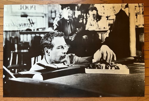 The Hustler Paul Newman Movie Poster Billiards Pool Fast Eddie 36 x 24 ...