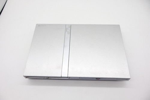 Sony PS2 SLIM NEW Laser GUARANTEED Playstation 2 Cleaned Silver Console ...