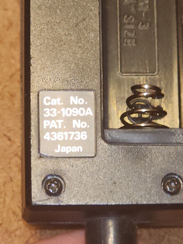 Realistic 33-1090A PZM Boundary Pressure Zone Microphone #4361736 Japan ...
