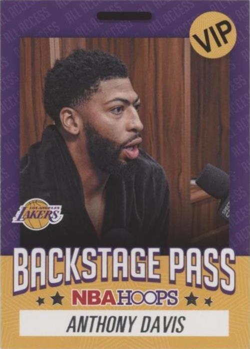 2020-21 Panini NBA Hoops - Back Stage Pass Anthony Davis #3 for sale ...