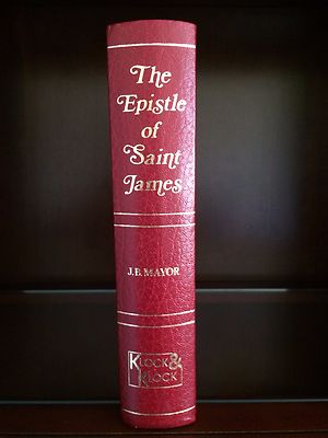 The Epistle of Saint James by J.B. Mayor, RARE KLOCK & KLOCK 1977 ...