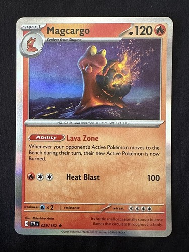 POKÉMON TCG MAGCARGO 029/162 TEMPORAL FORCES HOLO ENGLISH | eBay