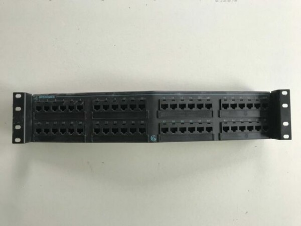 Ortronics OR-PHA66U48 Clarity 6 Cat6 48 Port Angled Patch Panel for ...