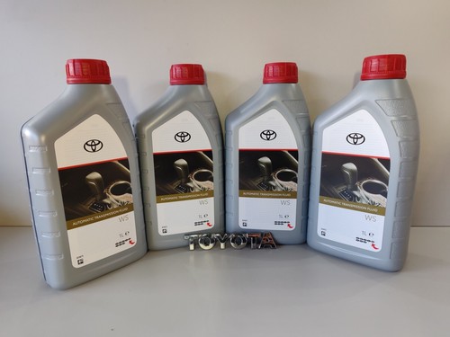 GENUINE TOYOTA GEARBOX OIL ATF WS AUTOMATIC TRANSMISSION FLUID 4L 08886 ...