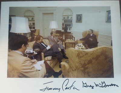 Jimmy Carter & George McGovern Signed 8x10 Photo Autographed POTUS | eBay