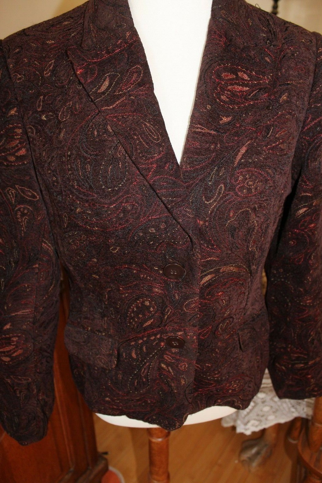 Women's GRACE ELEMENTS Dark Fall Colors Lined Blazer … - Gem