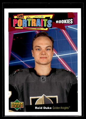 Reid Duke 2020 Upper Deck UD Portraits Rookies Card #P-64 | eBay