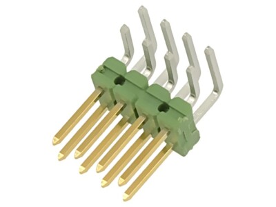 825457-4 Pin header pin strips AMPMODU male PIN: 8 angled 90° 2.54mm TE ...
