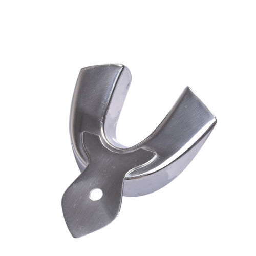 DENTAL STAINLESS STEEL NON-PERFORATED IMPRESSION TRAYS AUTOCLAVABLE SET ...