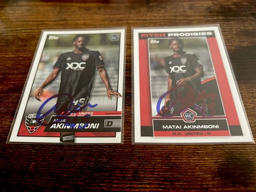 DC United 2023 TOPPS Complete signed MLS TEAM SET cards from Current ...