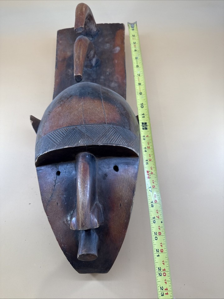 Primitive African Tribal Bambara Mask -- G | eBay