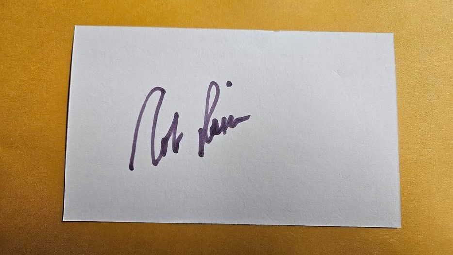 ROB REINER SIGNED 3x5 INDEX CARD AUTOGRAPH | eBay