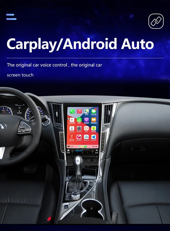 12.1" Car Stereo Radio Auto Android Carplay Android For 13-23 Infiniti ...