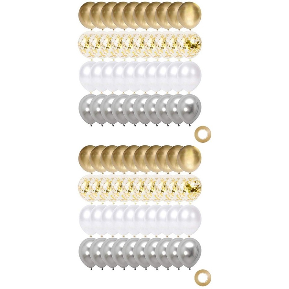 100 pcs Party Balloons Decor Wedding Balloons Decor Fashion Balloons ...