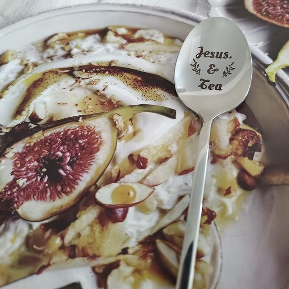 RFTWXHPN Jesus & Tea Spoons Gifts for Women Men, Christian Gift for ...