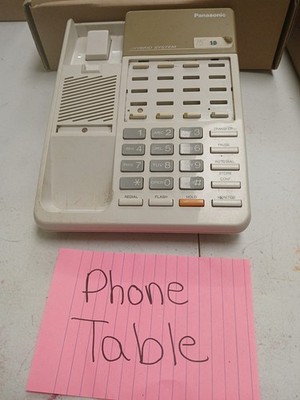 Panasonic KX-T7055 3-Button Monitor Digital phone (WHITE) *Missing ...