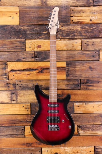 Rogue RR100 Rocketeer Electric Guitar Wine Burst - ISSUE | eBay