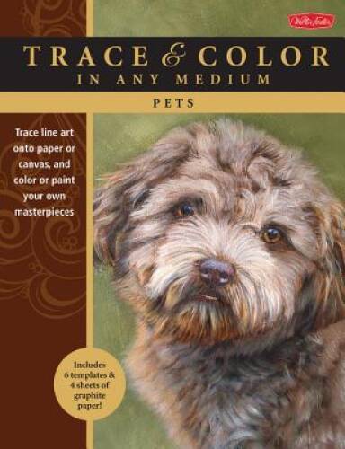 Pets: Trace line art onto paper or canvas, and color or paint your own ...