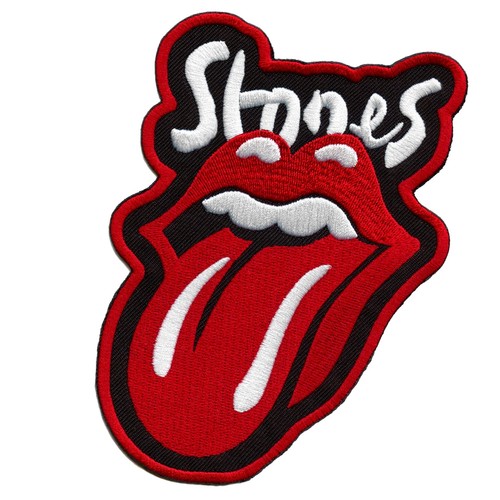 Rolling 'Stones' Classic Patch Tongue Mick Jagger Embroidered Iron On | eBay