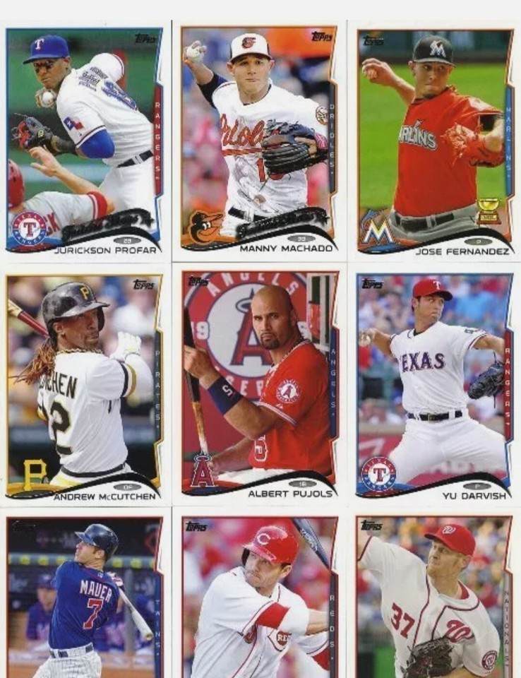 2014 Topps Baseball Exclusive 665 Complete Set Factory Set And ...
