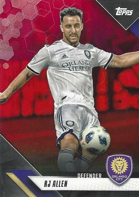 2019 Topps Major League Soccer Red Parallel Serial Numbered to /10 ...