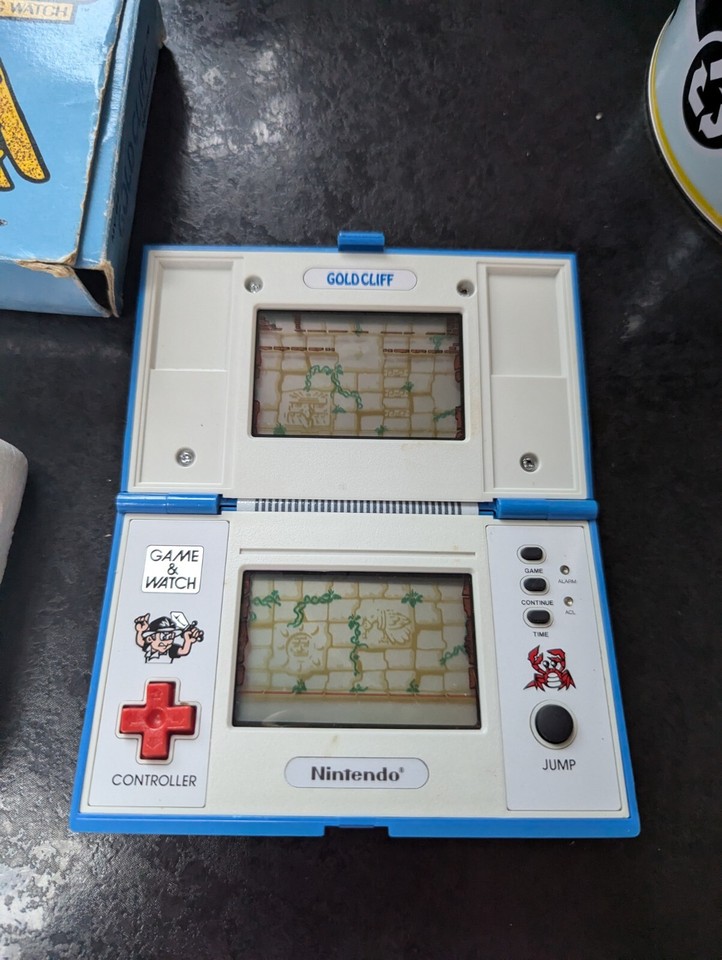 Nintendo Game and Watch Gold Cliff Vintage Game | eBay