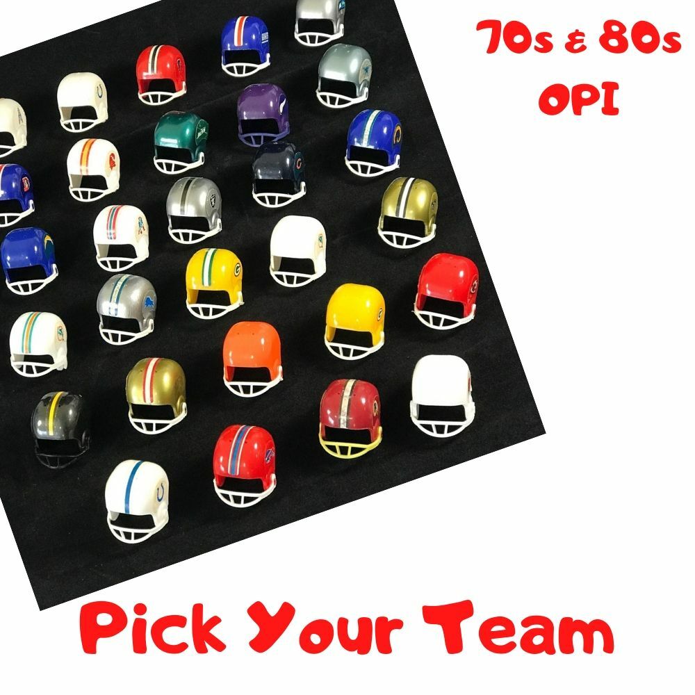 Gumball Helmet NFL 70's 80's OPI Vending Machine Plastic Mini Football ...
