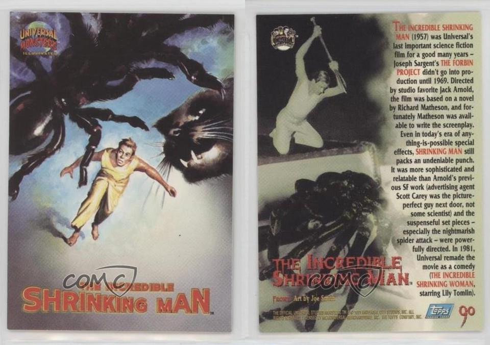 1994 Topps Universal Monsters The Incredible Shrinking Man #90 c7w | eBay