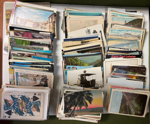 Large Lot Post Cards Early to Mid 1900s Plus Supplies-US, Europe, Humor ...