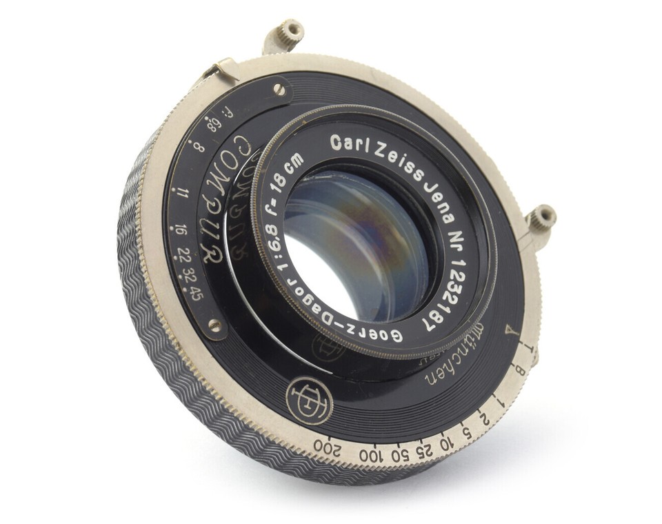 Carl Zeiss Jena Goerz Dagor 6.8/180mm Compur Shutter Lens | eBay