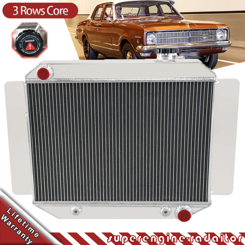 3 Row Core Radiator For 1966-1971 Holden H Series HR HK HT HG 2.6L 6Cyl ...