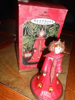 Hallmark Keepsake Queen Amidala Star Wars Ornament new in box 1999 | eBay