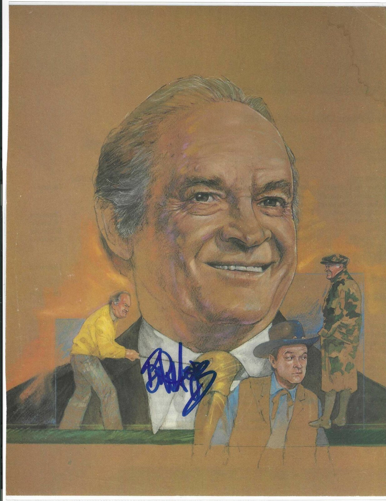 Bob Hope Signed 8 x 10 Laminated Book Picture / Autographed | eBay