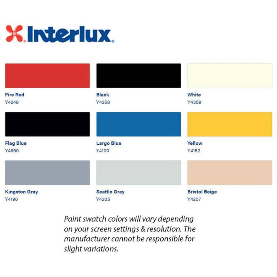 Interlux Y4359/QT Brightside Topside Polyurethane White Quart | eBay