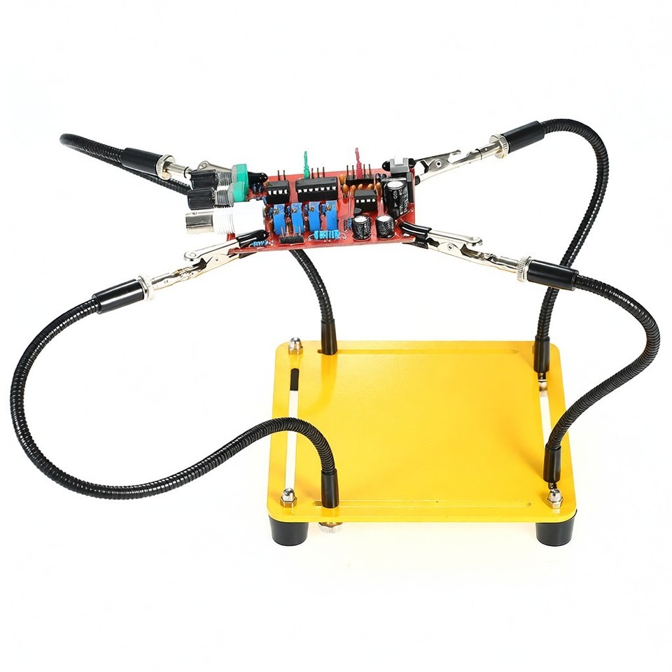 Third Hand Soldering Tool with 4 Flexible Arms & Magnetic Columns ...