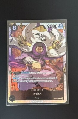 Issho OP03-078 SR Holo One Piece Card Game Pillars of Strength ...
