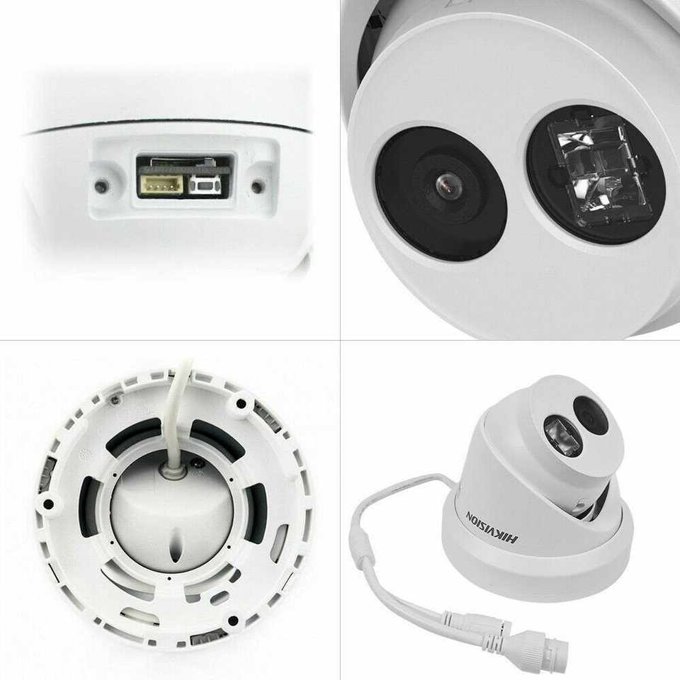 2.8mm Hikvision 8MP 4K DS-2CD2383G2-I AcuSense Turret IP Camera Home ...