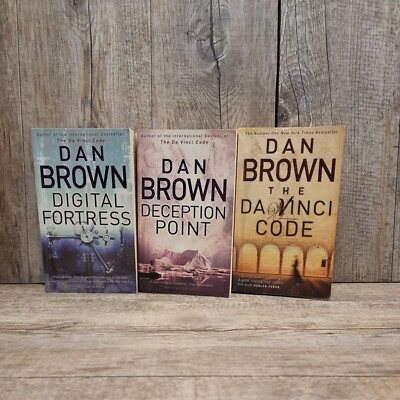 Dan Brown 3X Small Paperback Book Bundle | eBay Australia
