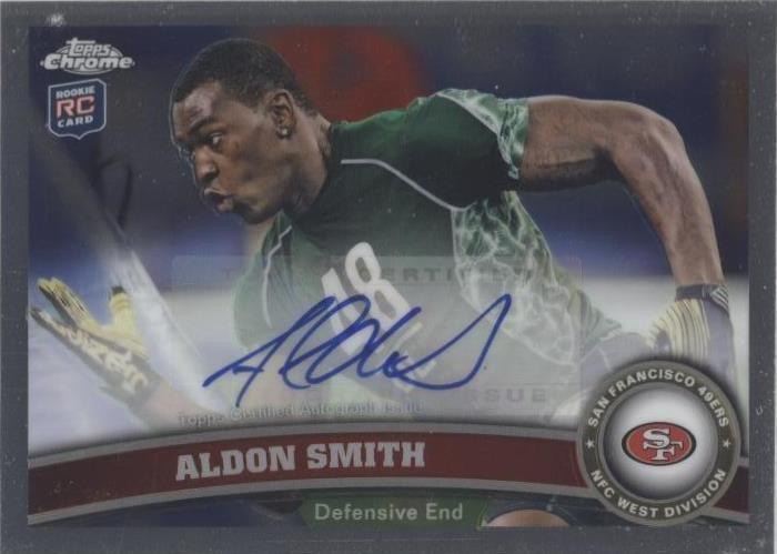 2011 Topps Chrome - Aldon Smith #37 Rookie Autographs (AU, RC) for sale ...