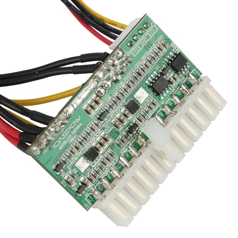 PCI-E 6PIN Male Output DC 12V 300W DC-ATX-300W 24Pin PICO ATX Switch ...