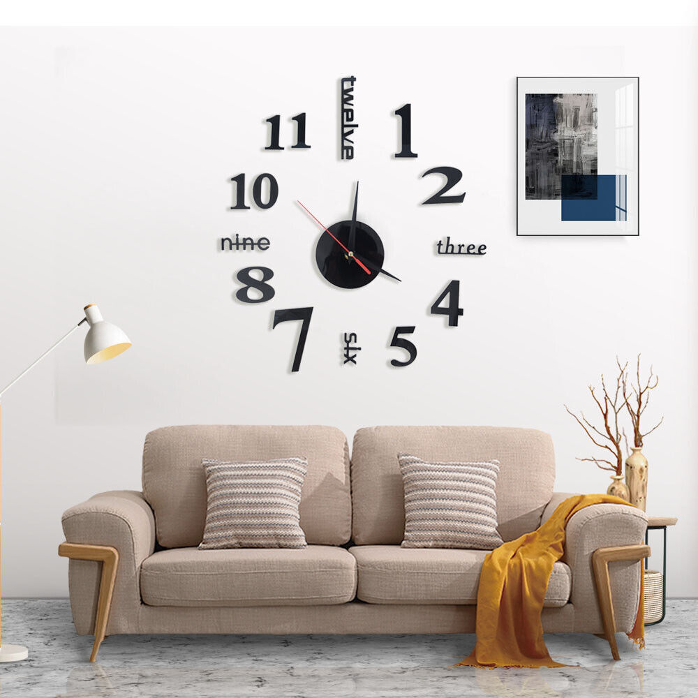 Homemade Wall Clocks Modern Clock On The DIY DRYWALL Wall L L 3D