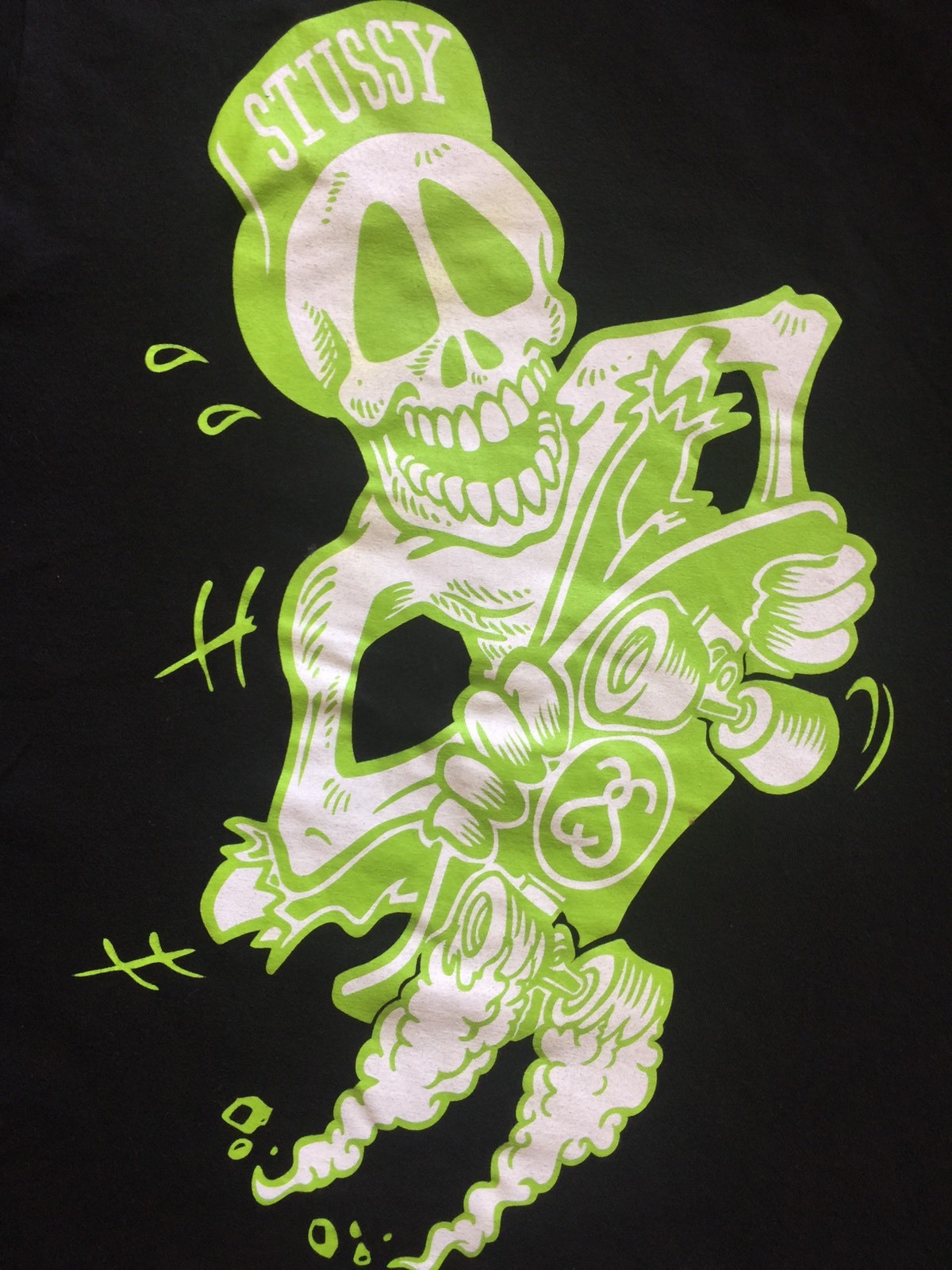 Org.Stussy Hell Skater Flying Skeleton HIP HOP Hat On… - Gem