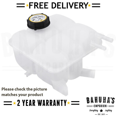 Ford Focus Mk2 Radiator Coolant Expansion Header Tank + Cap 2004-2012 ...