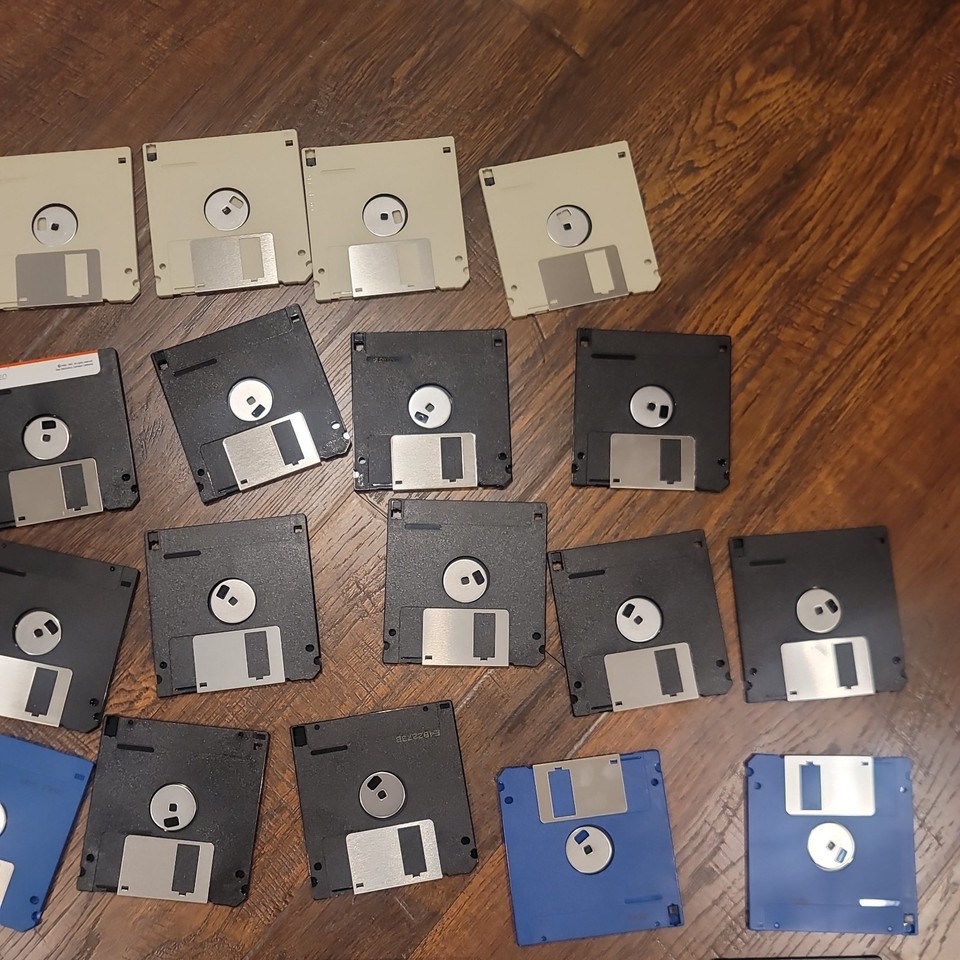 LOT of 47 programs FLOPPY DISCS – Vintage 3.5" Diskettes – AS/IS ...
