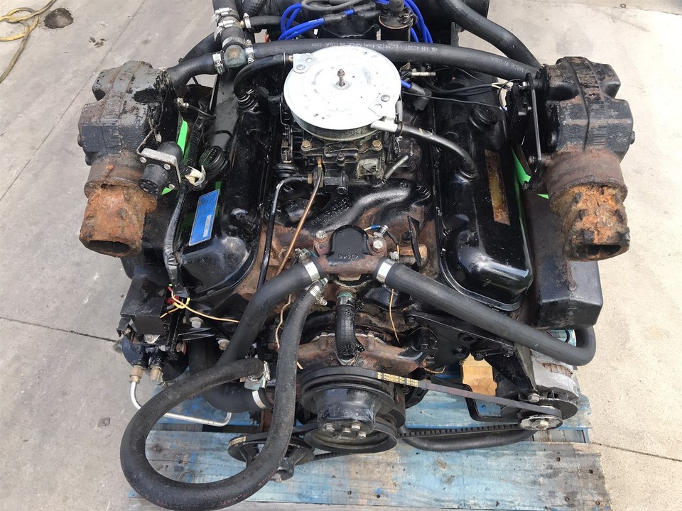 MerCruiser Marine7.4 L V8 340 HP inboard Engine closed cooling NO SALT ...