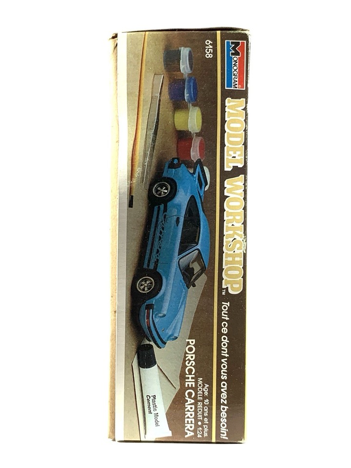 Porsche Carrera Model Workshop 1/24 Monogram model kit 1989 Half Built | eBay